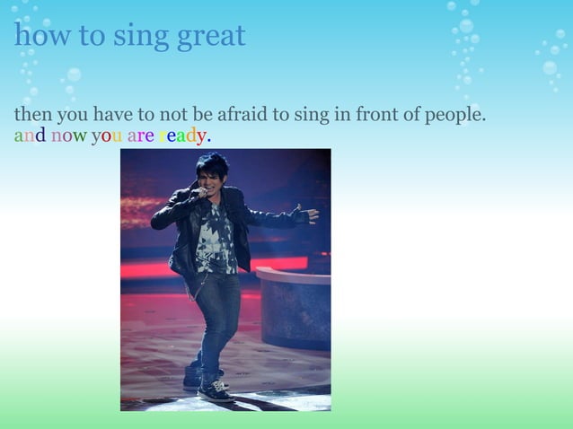 How to sing-1 | PPT