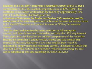 How to size overload protection javid iqbal sodagar converted | PDF