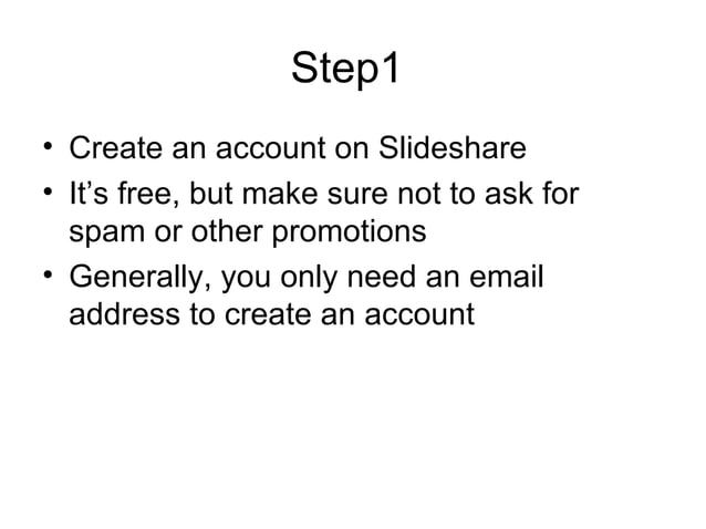 How To Slideshare | PPT