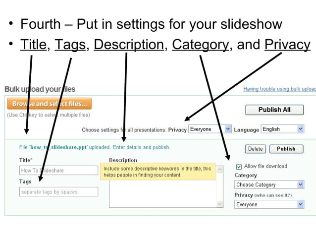 How To Slideshare | PPT | Web Design and HTML | Internet