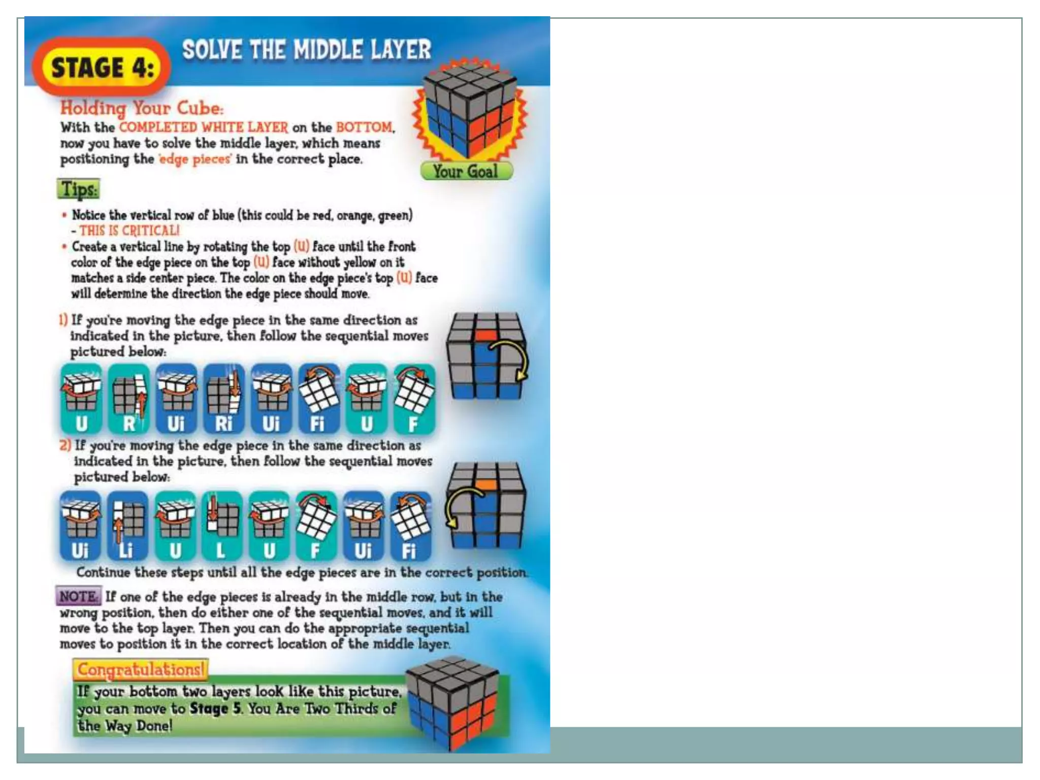 How to solve 3x3x3 cube | PPTX | Games and Puzzles | Hobbies & Interests