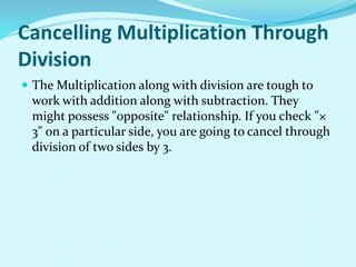 How to Solve Algebra Problems | PPTX