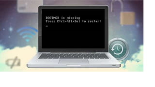 How to solve bootmgr is missing problem in window | PPT