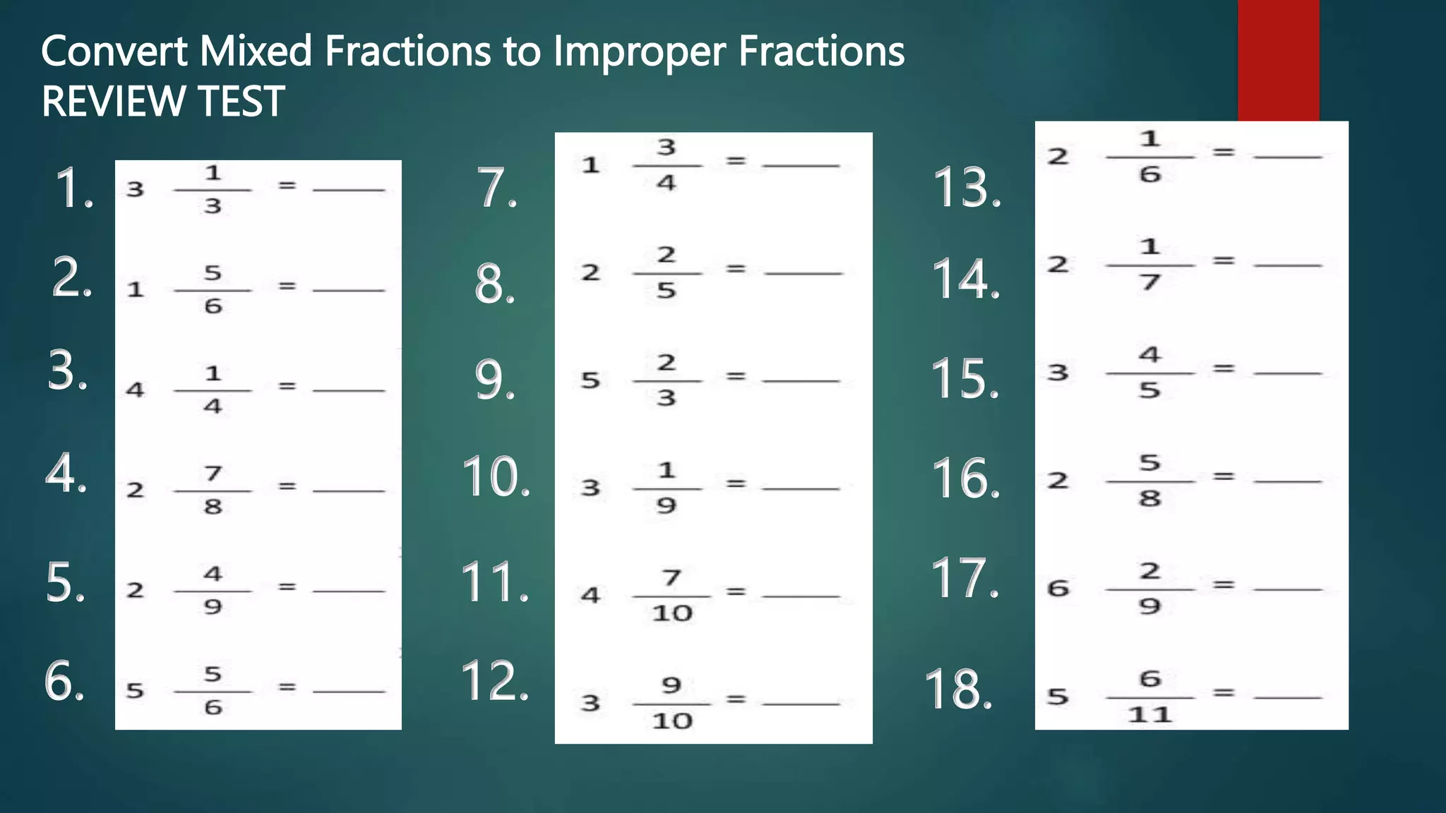 how to solve fractions and mixed fractions.pptx