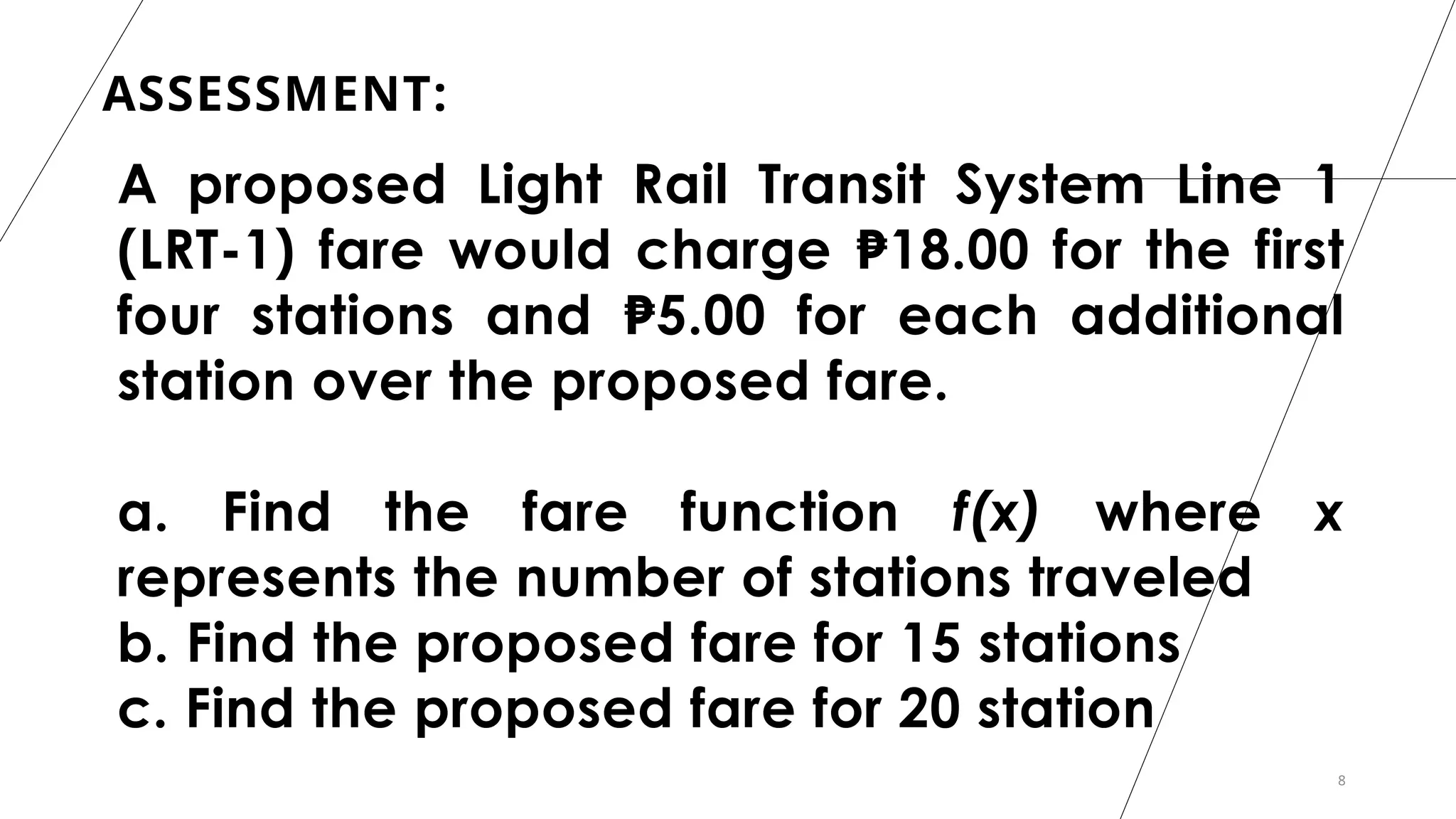 How to solve functions in real life situ | PPT