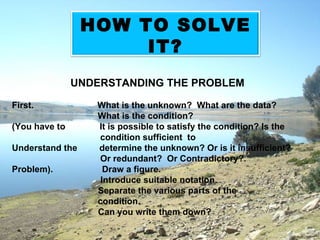 How to solve it | PPT