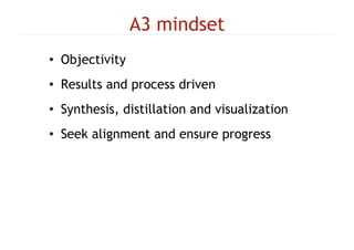 Problem Solving A3 - How to solve tough impediments | PDF