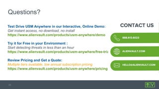 How to Solve Your Top IT Security Reporting Challenges with AlienVault ...