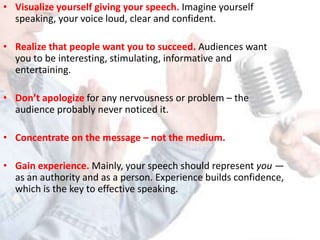 How to speak confidently in front of public | PPTX