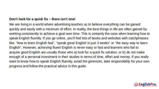 How to speak english well 50 tips to improve your fluency | PPT | Free ...