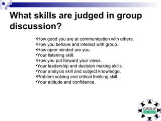 How to Speak Properly During Group Discussions | PPS