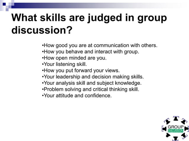 How To Speak Properly During Group Discussions | PPT