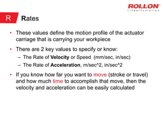 Specifying & Sizing Electromechanical Linear Actuators | PDF