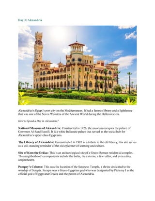 How to Spend Your Holiday in Egypt -7 Day Egypt Itinerary.pdf