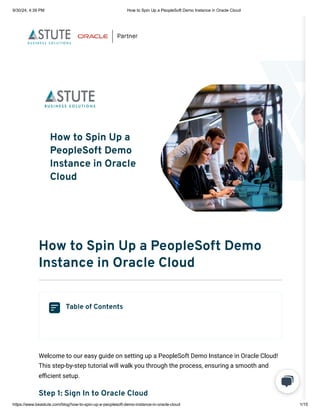 How to Spin Up a PeopleSoft Demo Instance in Oracle Cloud.pdf