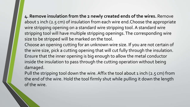 Basic Electrical Splicing | PPTX