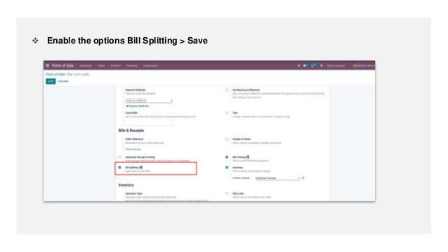 Bill Splitting in Odoo 15 Pos | PPT