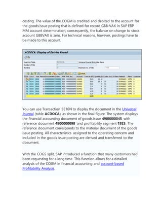 How to split cost of goods sold | DOCX