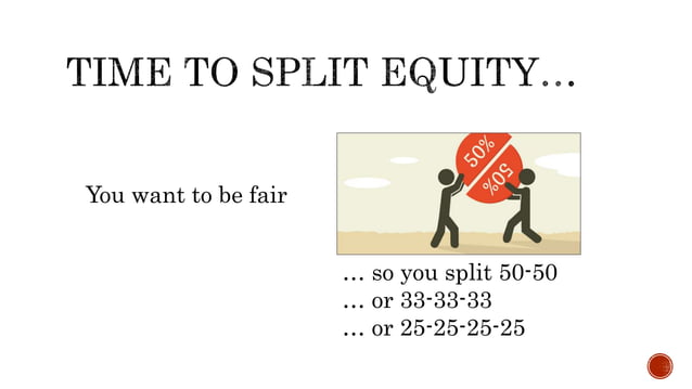 How to split equity among founders | PPT