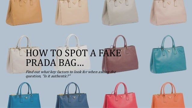 How Do You Know If A Prada Purse Is Real | semashow.com
