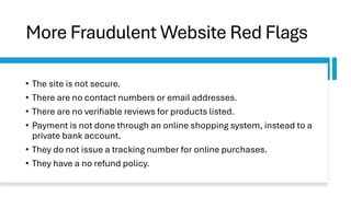 How to Spot a Fake Online Shopping Website: Red Flags Every Shopper ...