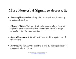 How to spot a liar | PDF