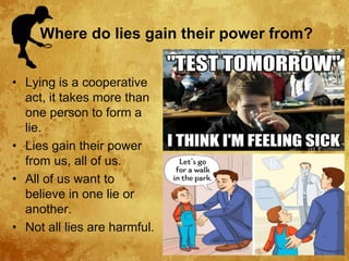 How to spot a liar | PPTX