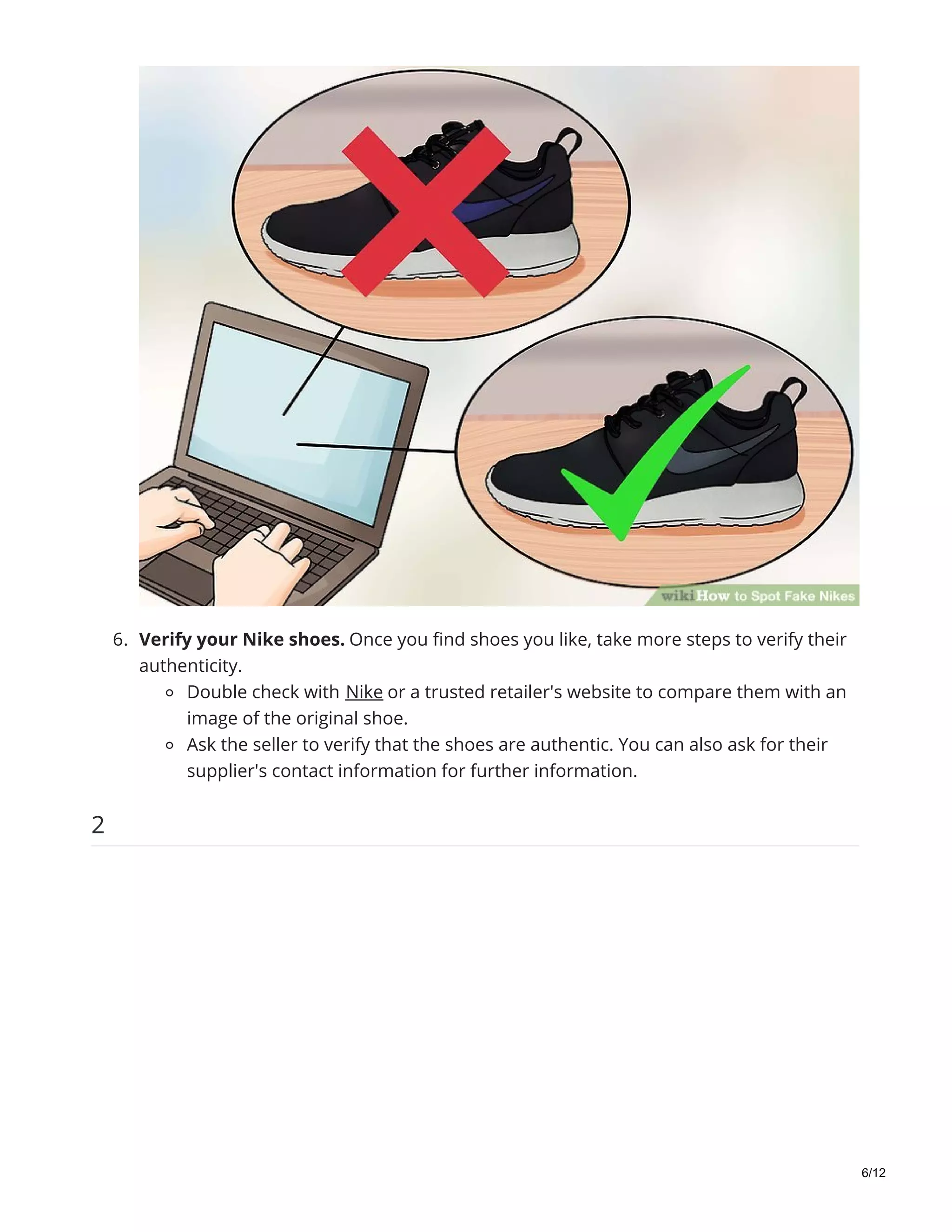 How to spot fake nikes | PDF | Sales and Promotions | Shopping