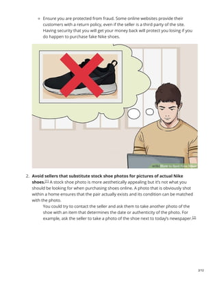 How to spot fake nikes | PDF | Sales and Promotions | Shopping