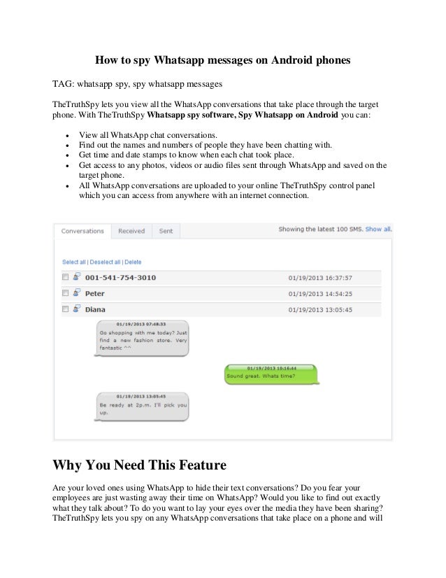 How to spy whatsapp messages on android phones