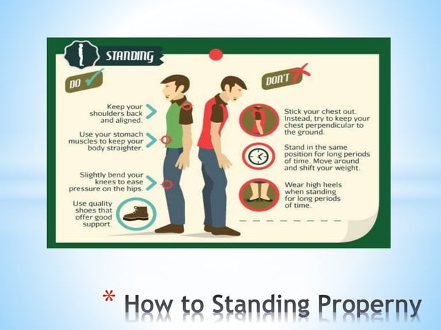 How to Stand, Sit and Walk Properly | PPTX