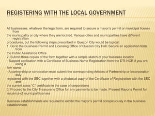 Starting a business in the Philippines | PPTX