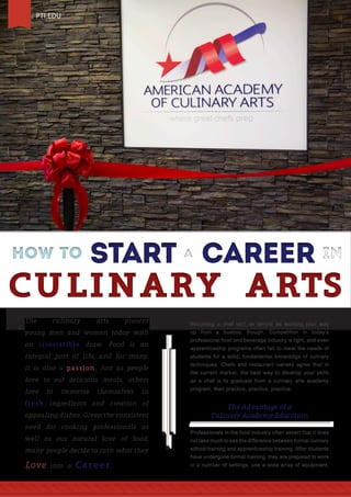 How to Start a Career in Culinary Arts | PDF