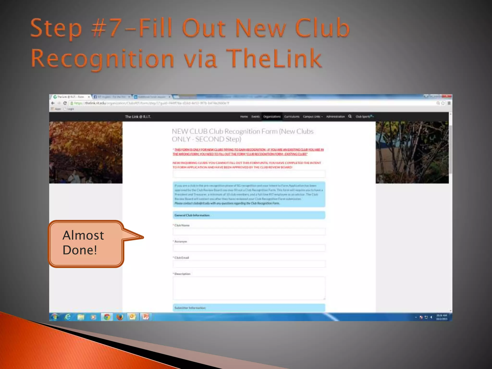 How to Start an RIT Club | PPT