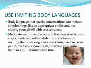 How to start a conversation | PPTX