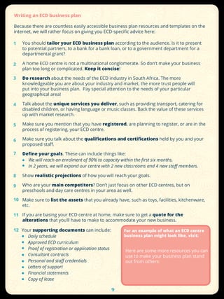 The A to Z of Starting Your Own Early Childhood Development Centre | PDF