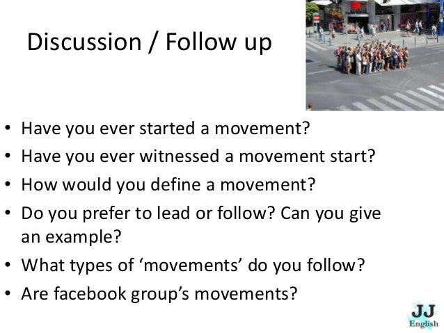 How to Start a Movement - Summary and Conversation Lesson