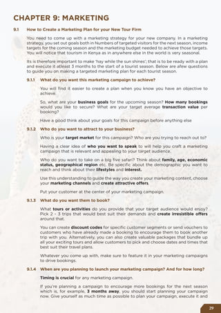 Start a Tour Company Business in Kenya, Nairobi | PDF