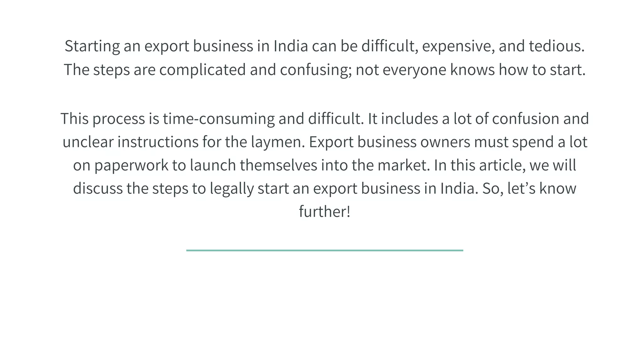 How to start an export business in India – Legally.pptx