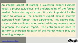 How to Start Export Business (With Guidelines) | PPTX