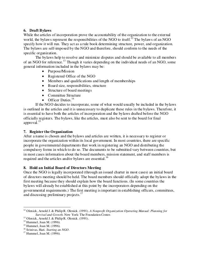 How to start NGO by ann dadow