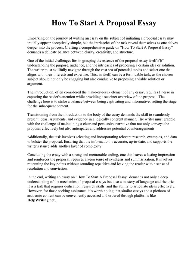 How To Start A Proposal Essay.pdf
