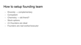 How to start a startup | PDF