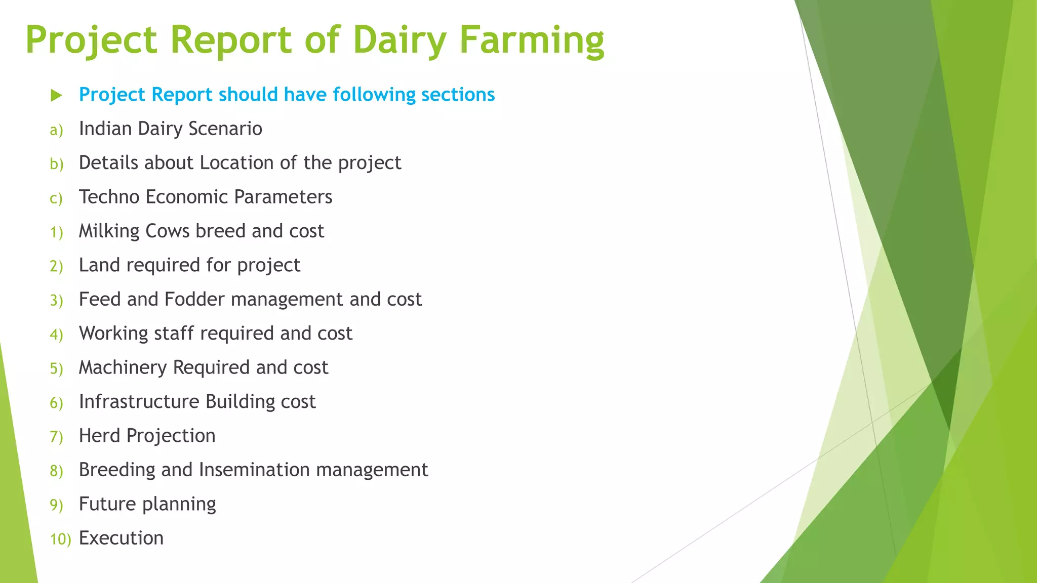 How to start a successful dairy farm | PDF