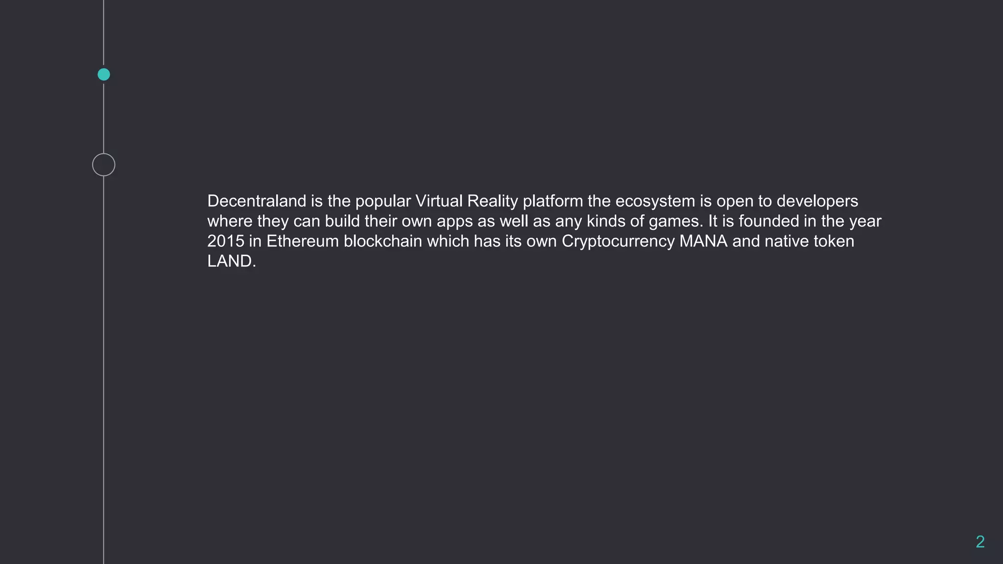How to start a virtual nft platform like decentraland | PPT