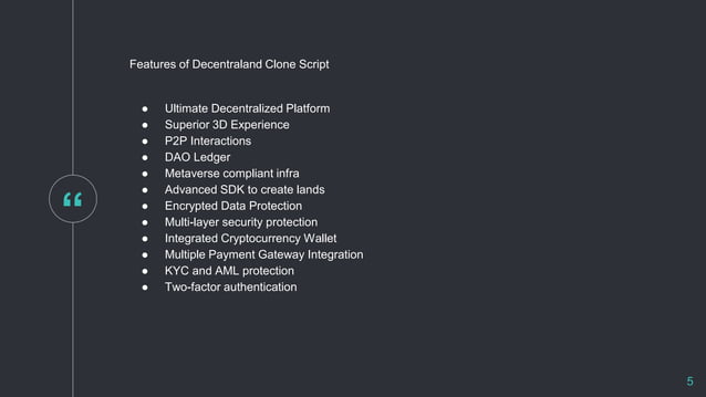 How to start a virtual nft platform like decentraland | PPT