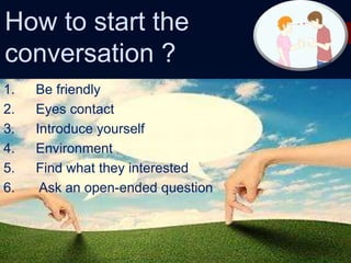 How to start communication with stranger | PPTX