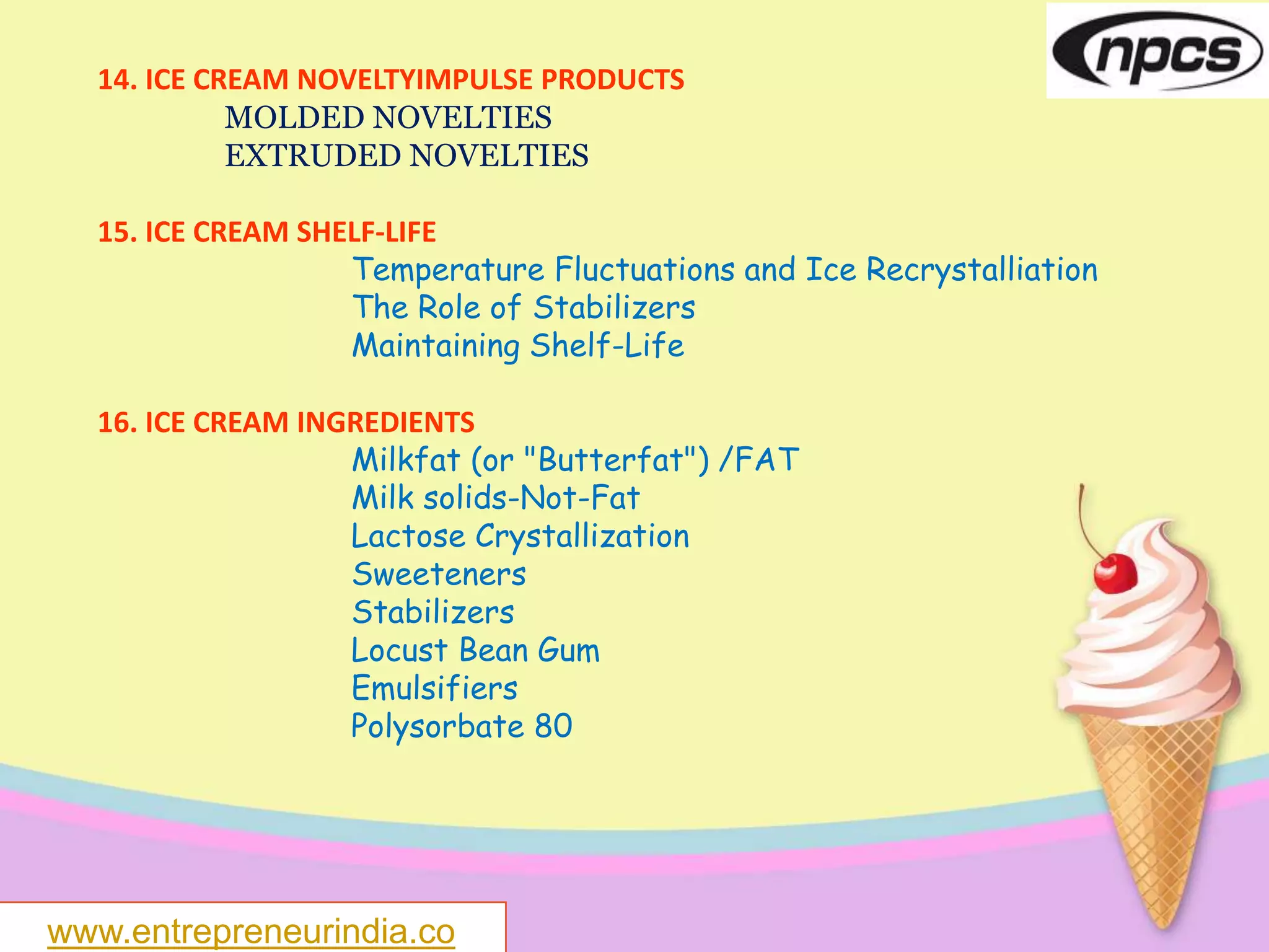 How to Start Ice Cream Manufacturing Business, Flavoured Ice cream ...