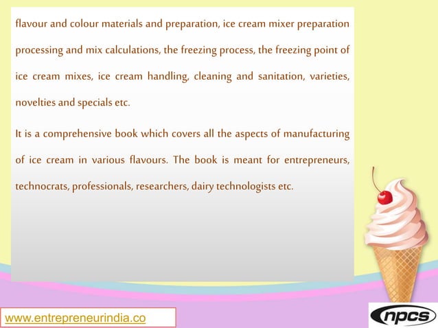How to Start Ice Cream Manufacturing Business, Flavoured Ice cream ...