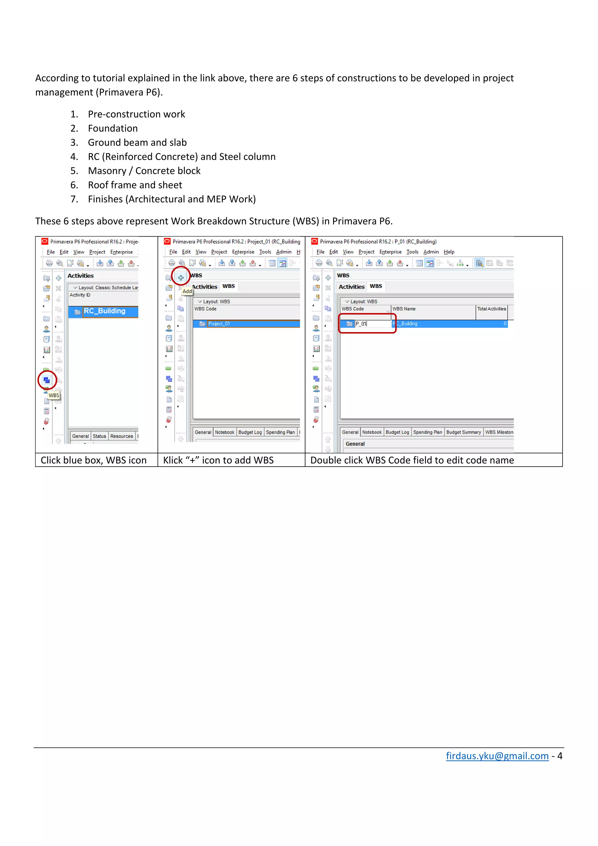 How to start primavera p6 | PDF